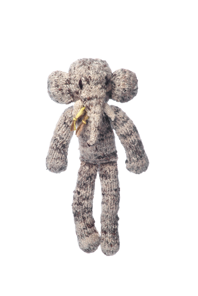 Hand Knitted Wool Elephant – Perriam