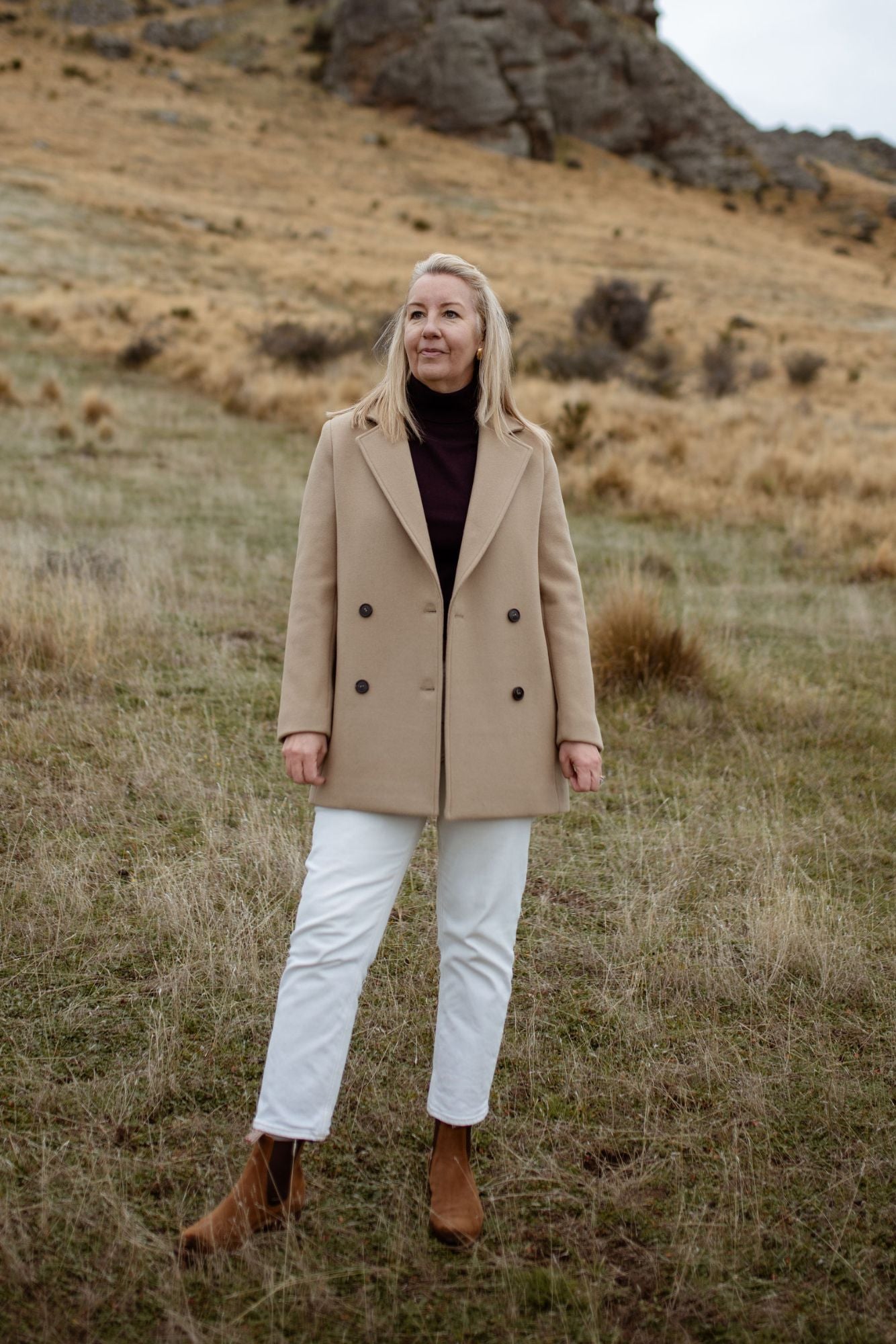 The Scanlan Wool Coat - Tan – Perriam