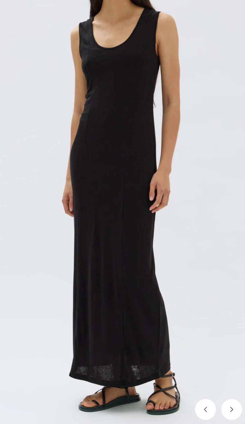 Assembly Label - Penelope Jersey Midi Dress Black – Perriam