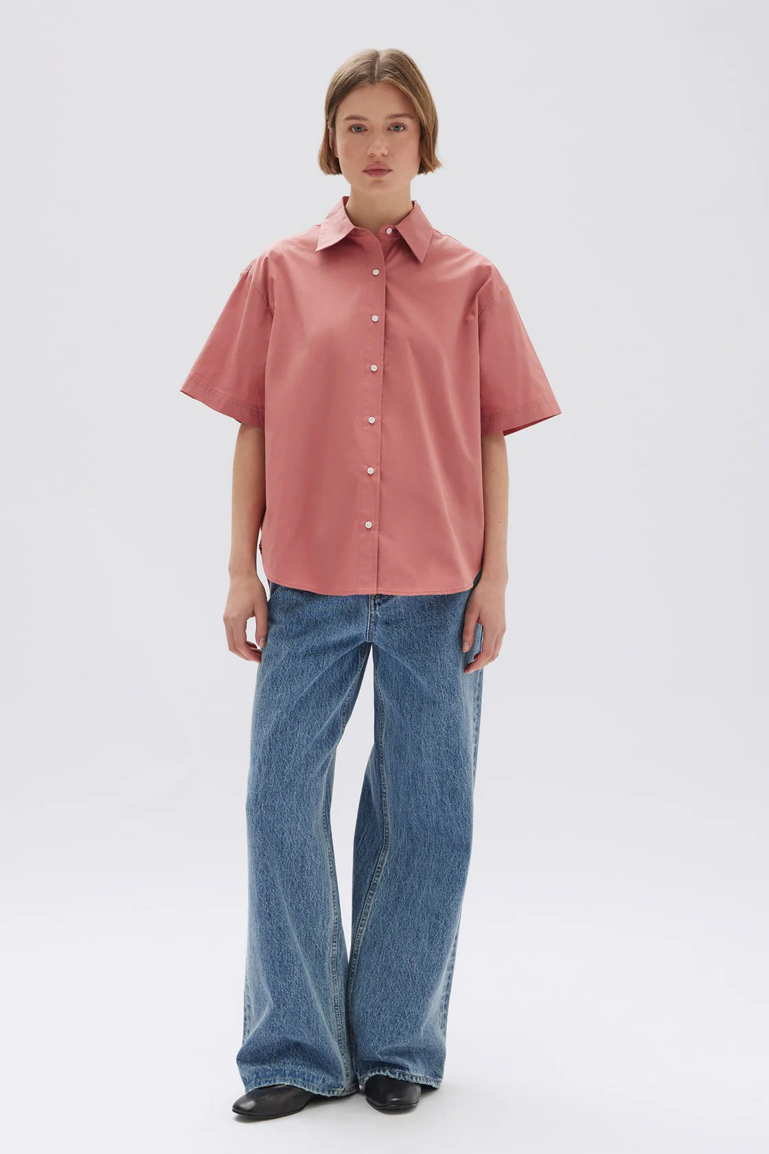Assembly Label - Tala Poplin Short Sleeve Shirt – Perriam